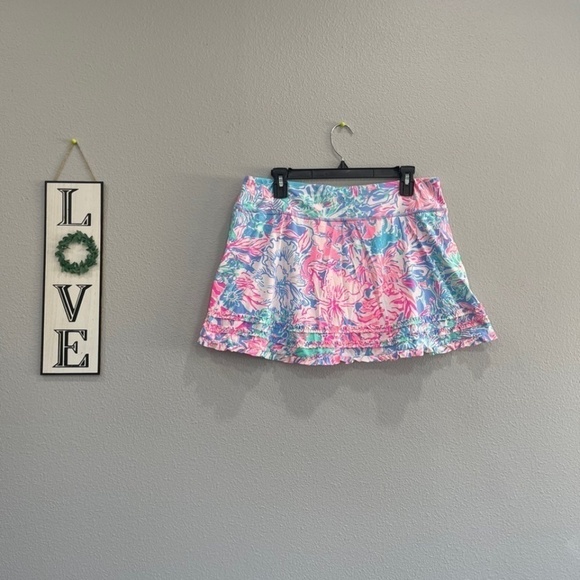 Lilly Pulitzer | Shorts | Nwot Lilly Pulitzer Fionna Skort In Blue Peri ...
